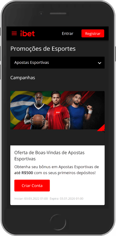 iBet Apostas Online R$500 Revisão 02/2024